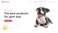 Pet Store Template - Website template