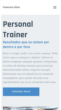 Personal Trainer - Template - Webnode