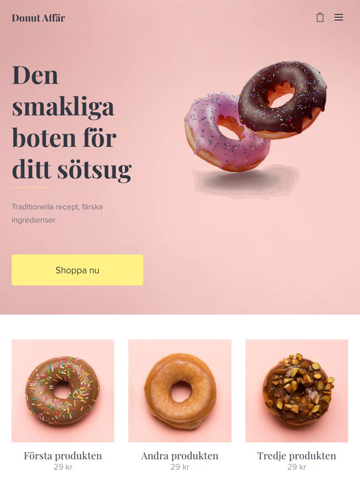 Mall för hemsida - Mall för hemsida - Webnode