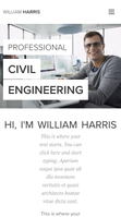 Civil Engineering Website Template - Website template