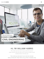 Civil Engineering Website Template - Website template