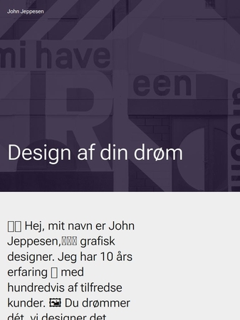 Hjemmeside skabelon - Hjemmeside skabelon - Webnode