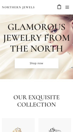 Jewelry Store Template - Website template