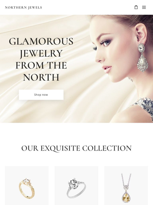 Jewelry Store Template - Website template