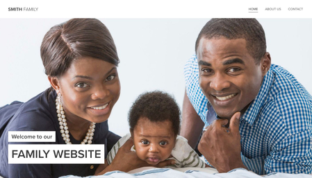 Family Website Website Template - Website template