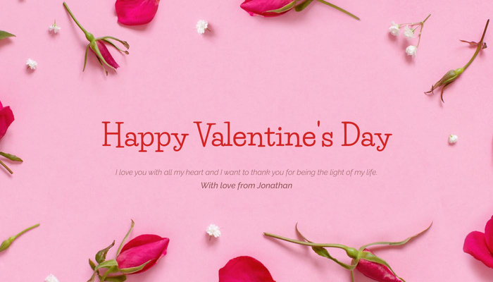 Valentine's Day Card - Website template