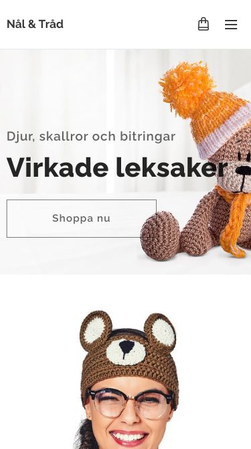 Mall - Virkade leksaker - Mall för campingstjänster - Webnode