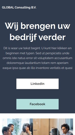 Algemeen Zakelijk Website Sjabloon - Website sjabloon - Webnode