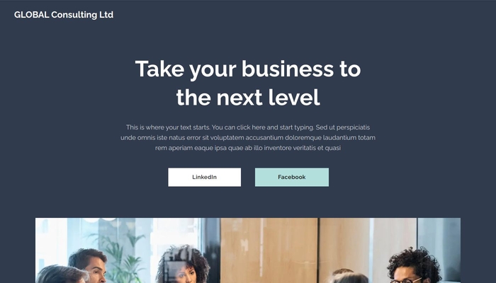 Generic Business Website Template - Website template