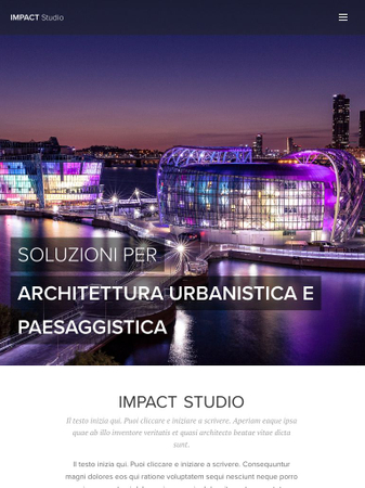 Modello - Studio architettura - Modello del sito - Webnode